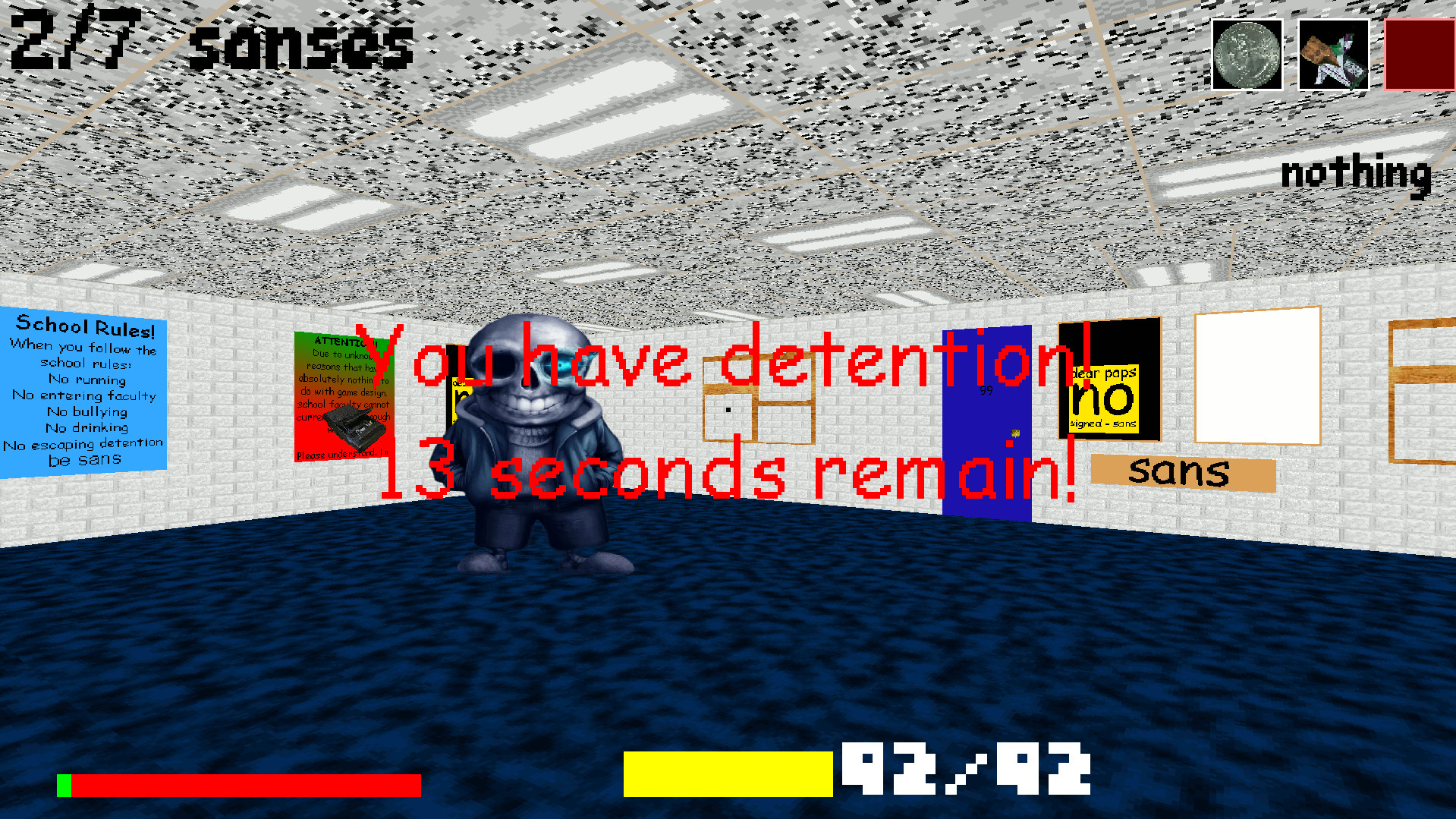 Baldi's Basics But Every Enemy Is Sans Mod for Baldi's Basics | Baldi Mods