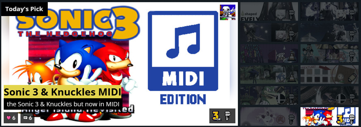 Sonic 3 & Knuckles MIDI Mod for Sonic 3 A.I.R. | S3AIR Mods