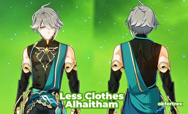 Alhaitham Less Clothes Mod for Genshin Impact | GI Mods