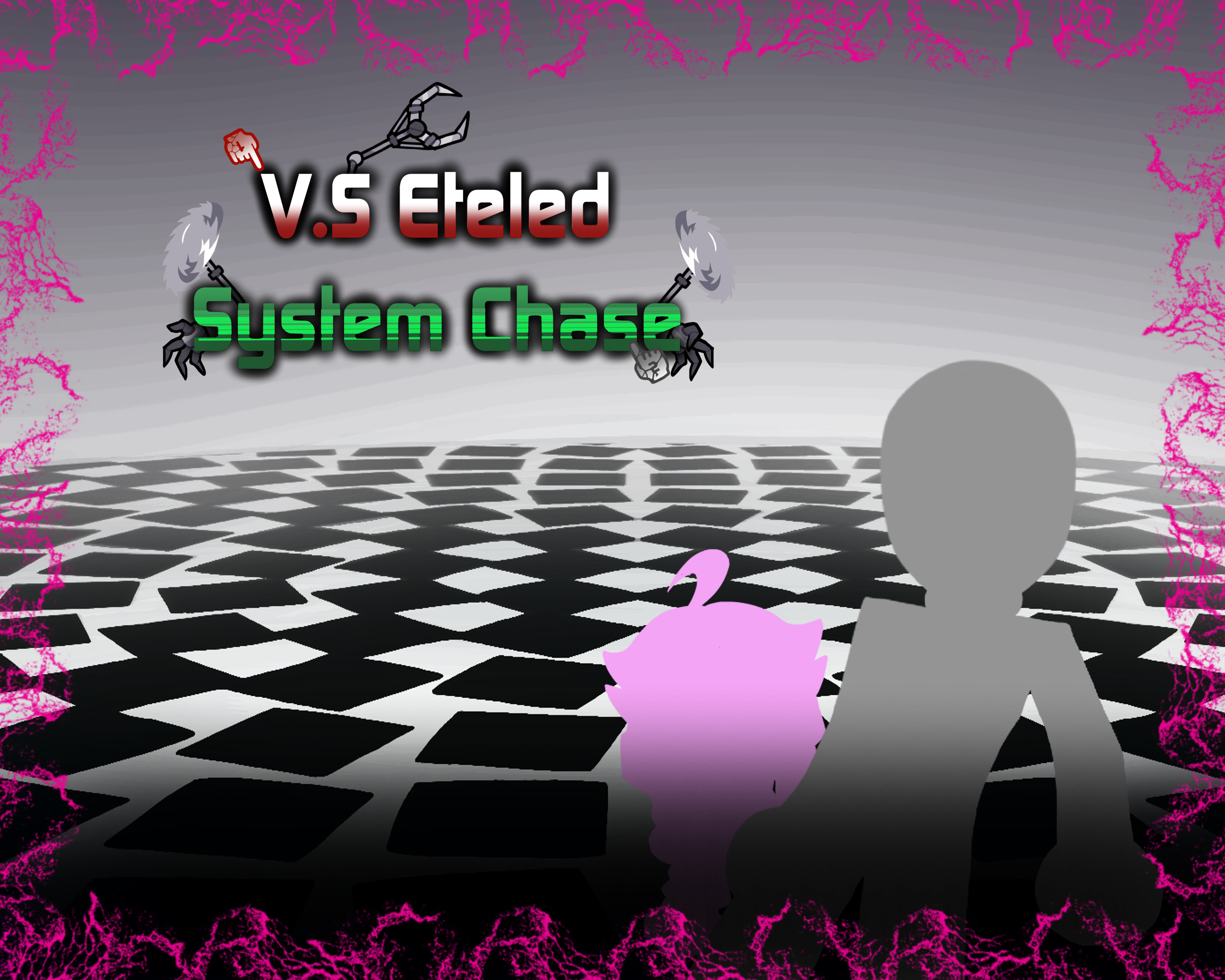 Vs Eteled - System-Chase (Demo) Mod for Friday Night Funkin' | FNF Mods