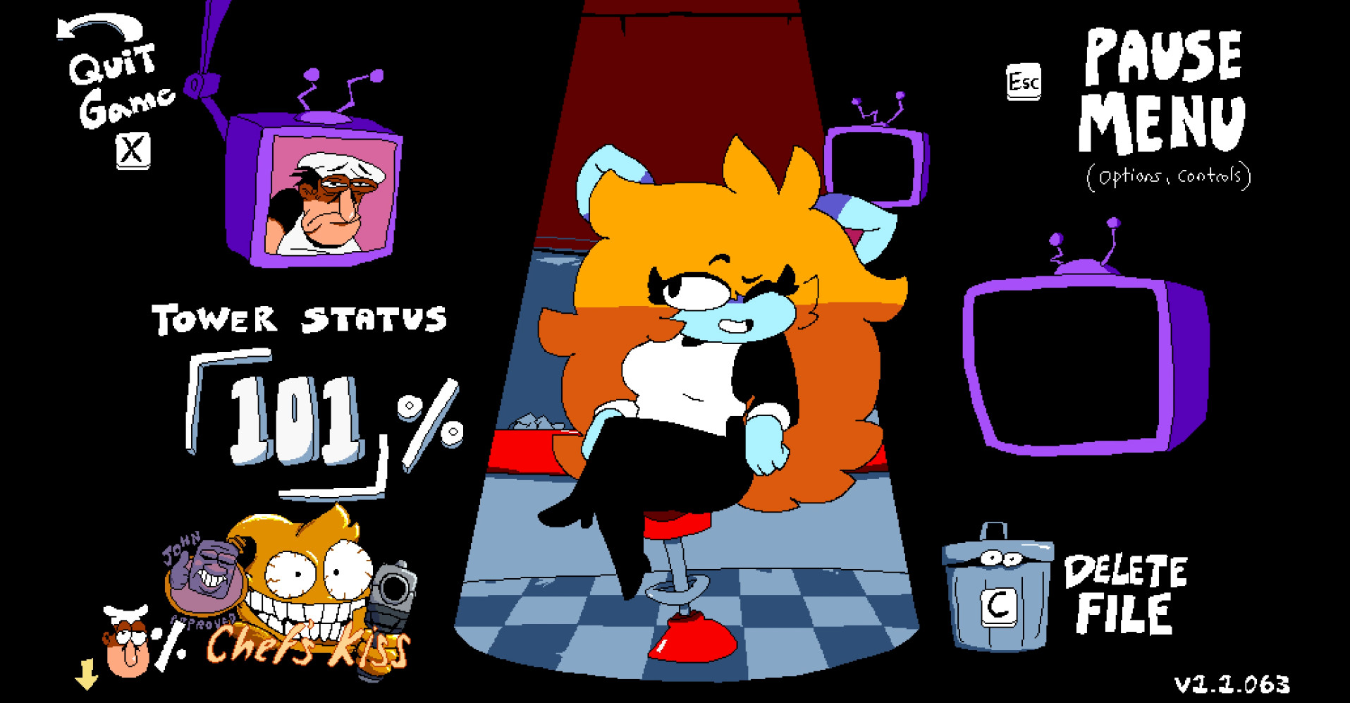 CAOS MOD. V1.1 | 101's of Donisha Mod for Pizza Tower | PT Mods