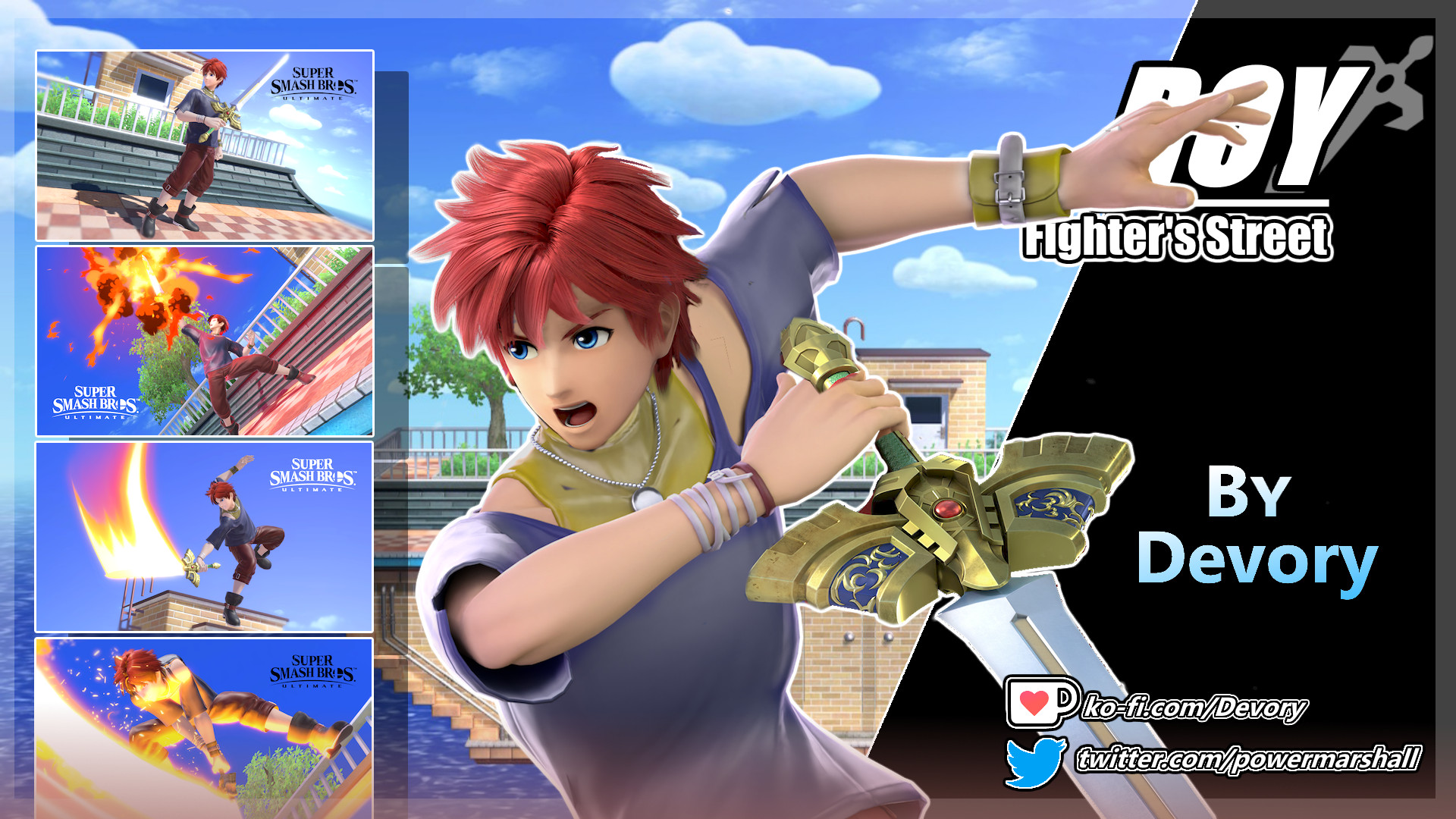 Fighter's Street Roy Mod for Super Smash Bros. Ultimate | SSBU Mods