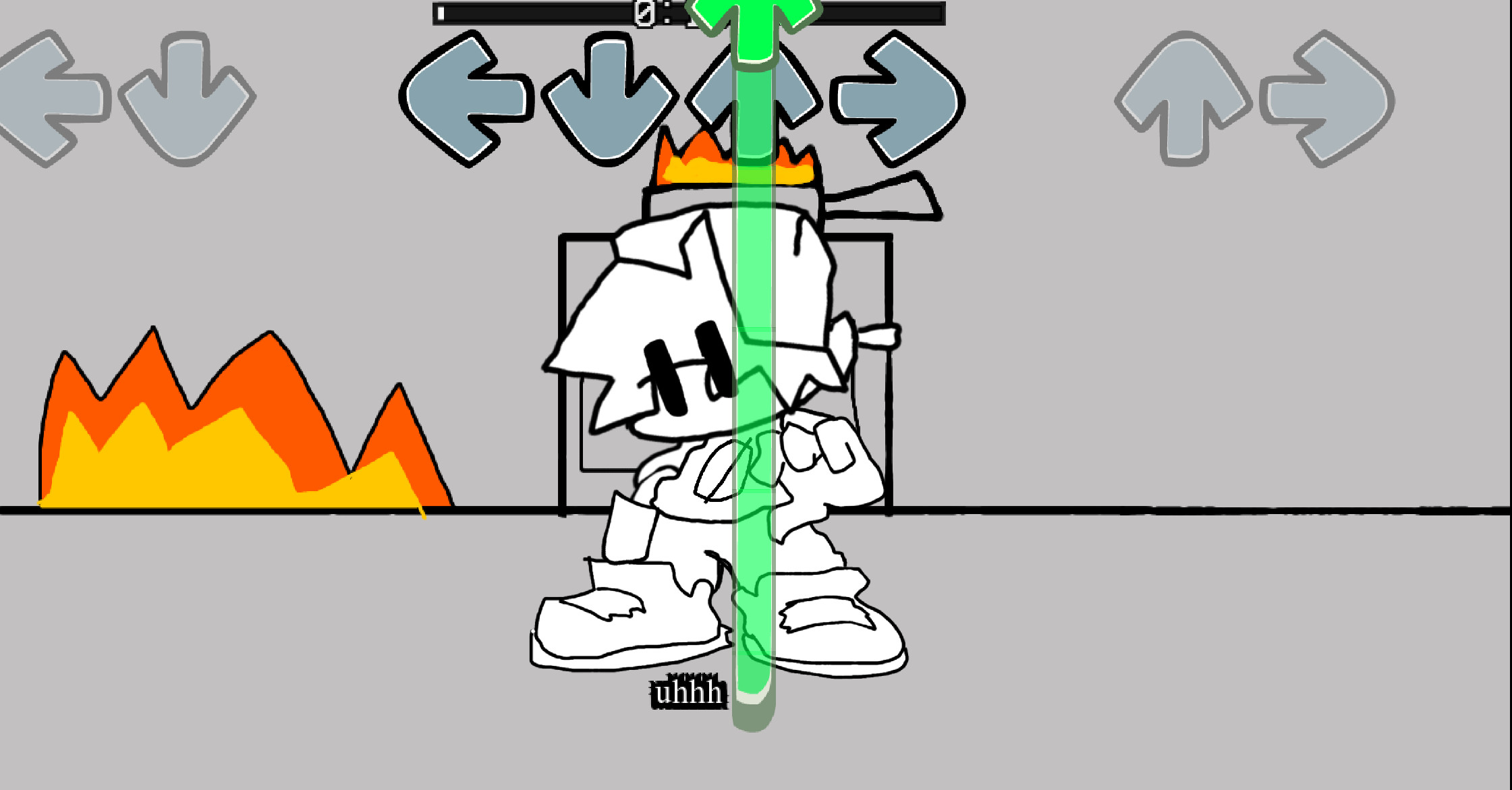 BF burnt the water (ONESHOT!V2) Mod for Friday Night Funkin' | FNF Mods