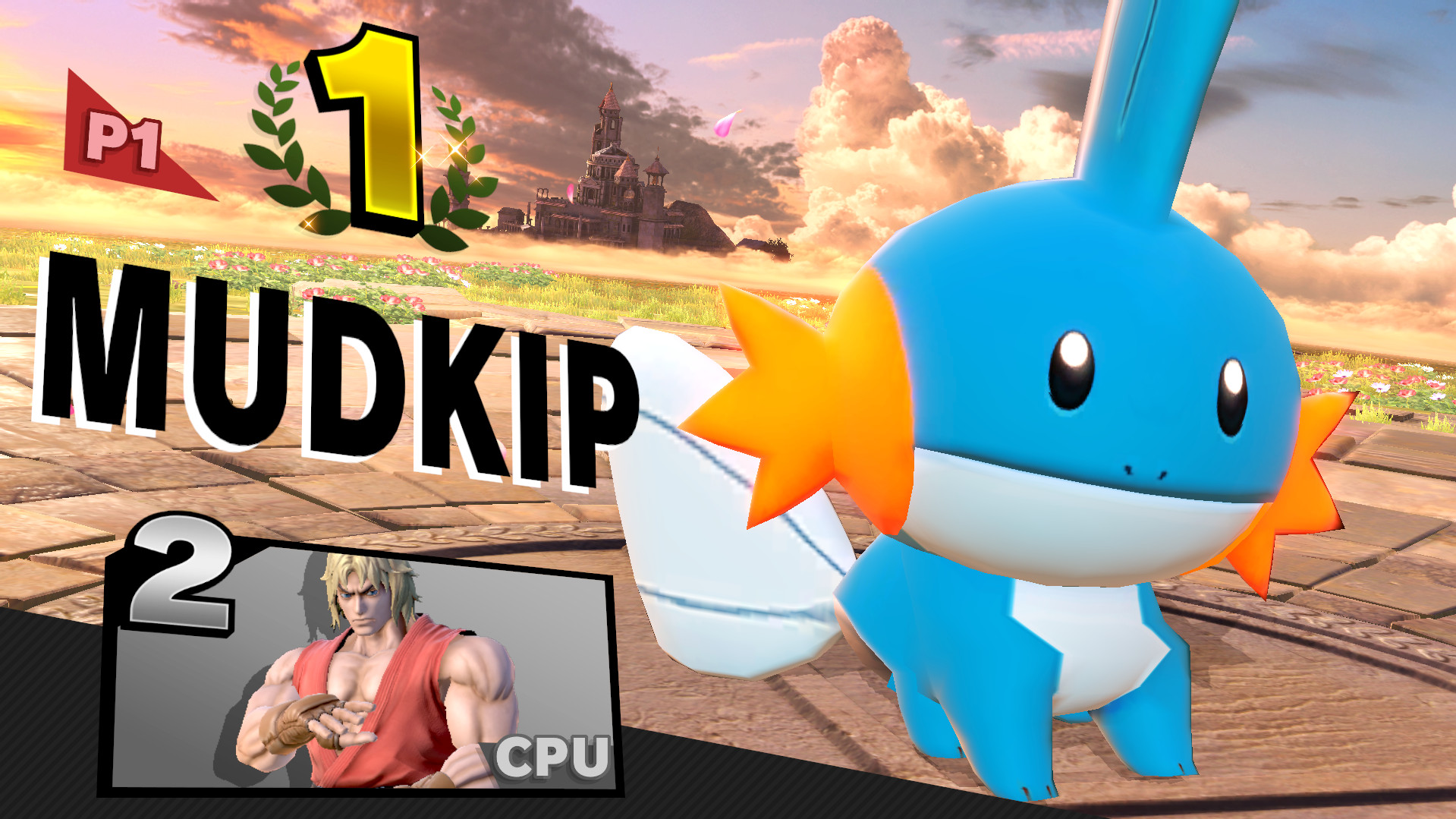 Mudkip over Pikachu c04 Mod for Super Smash Bros. Ultimate | SSBU Mods