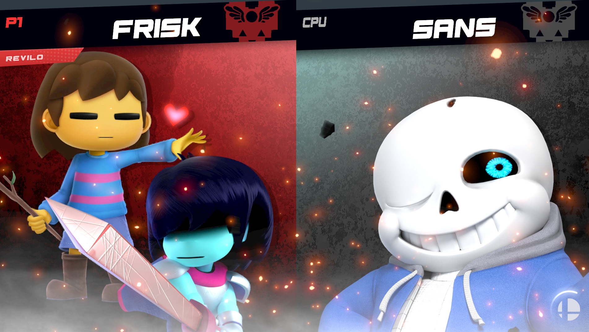 Frisk Mii Swordfighter UI Mod for Super Smash Bros. Ultimate | SSBU Mods