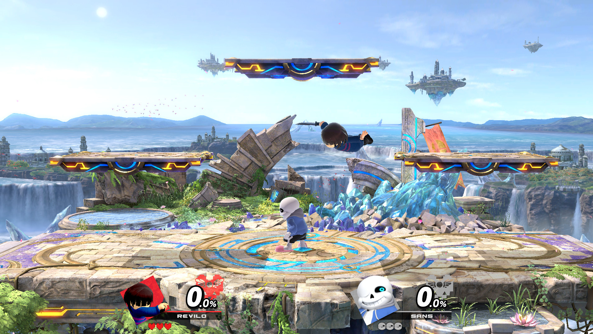 Frisk Mii Swordfighter UI Mod for Super Smash Bros. Ultimate | SSBU Mods