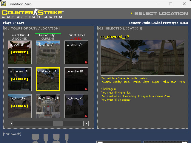 CS Leaked Prototype Missions Mod for Counter-Strike: Condition Zero ...