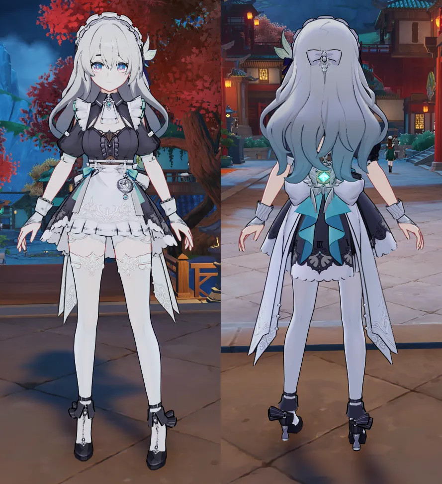 Lan Yan - Kanami's Maid outfit Mod for Genshin Impact | GI Mods