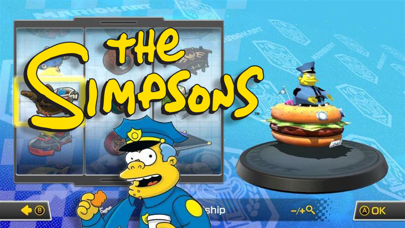 Chief Wiggum - The Simpsons Mod for Mario Kart 8 Deluxe | MK8D Mods