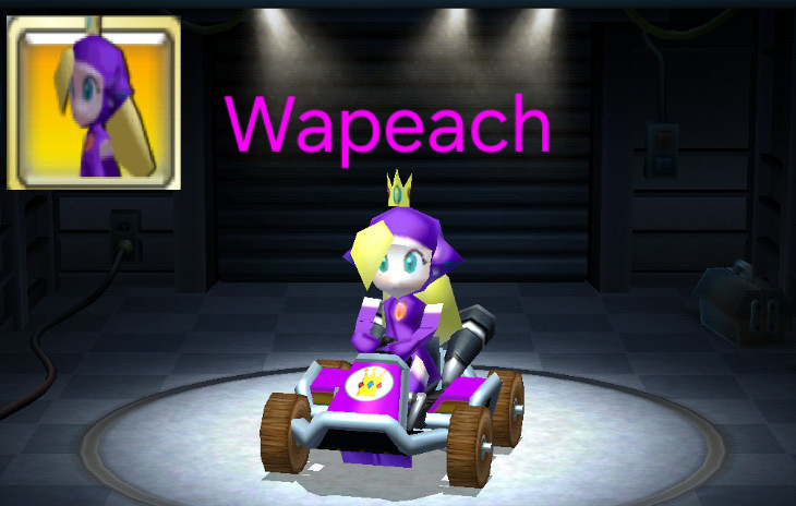 Wapeach Mod for Mario Kart 7 | MK7 Mods