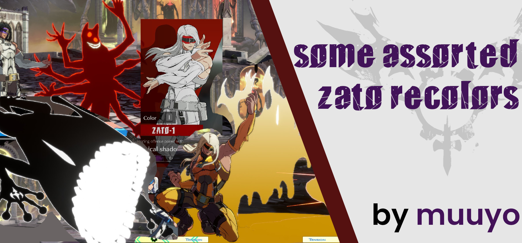 Assorted Zato-ONE recolors Mod for GUILTY GEAR -STRIVE- | GGST Mods