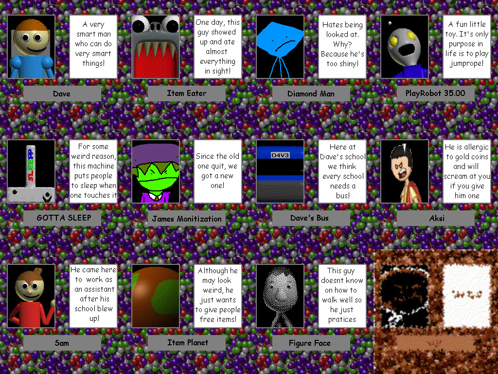 Dave's Basics in Algebra and Technology Mod for Baldi's Basics | Baldi Mods