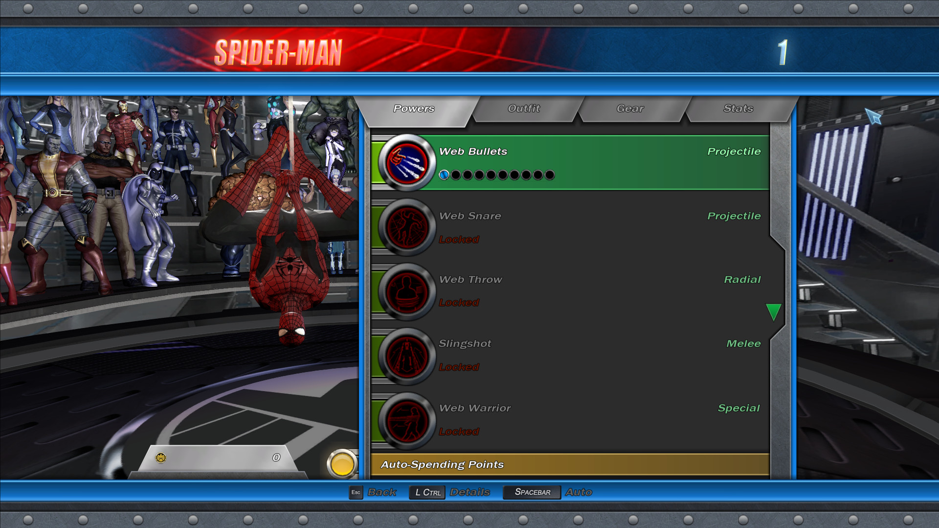 Gerry Drew - Spider-Man Mod for Marvel: Ultimate Alliance | MUA Mods