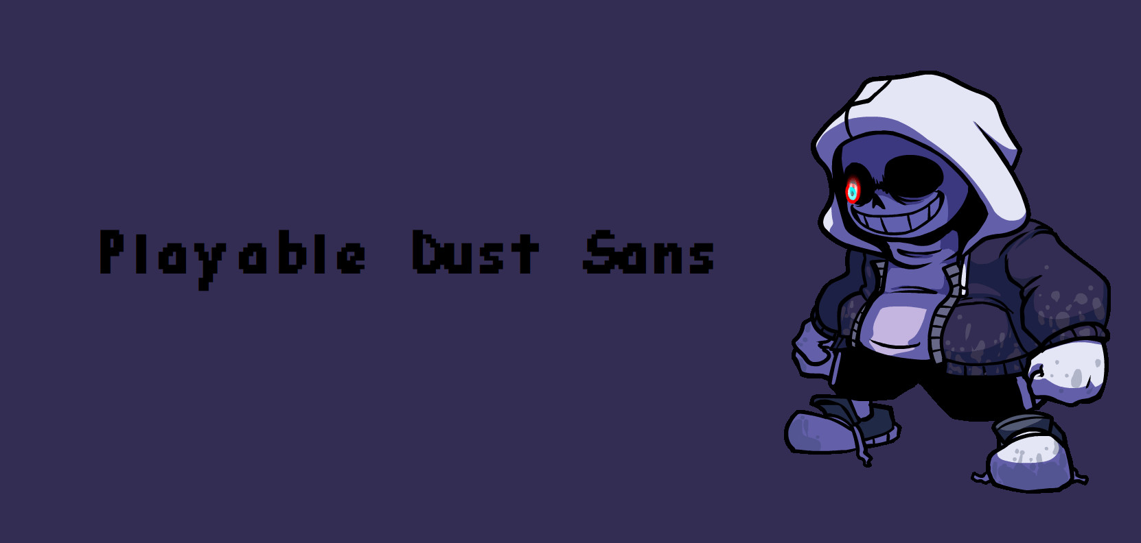 Playable Dust Sans Mod for Friday Night Funkin' | FNF Mods