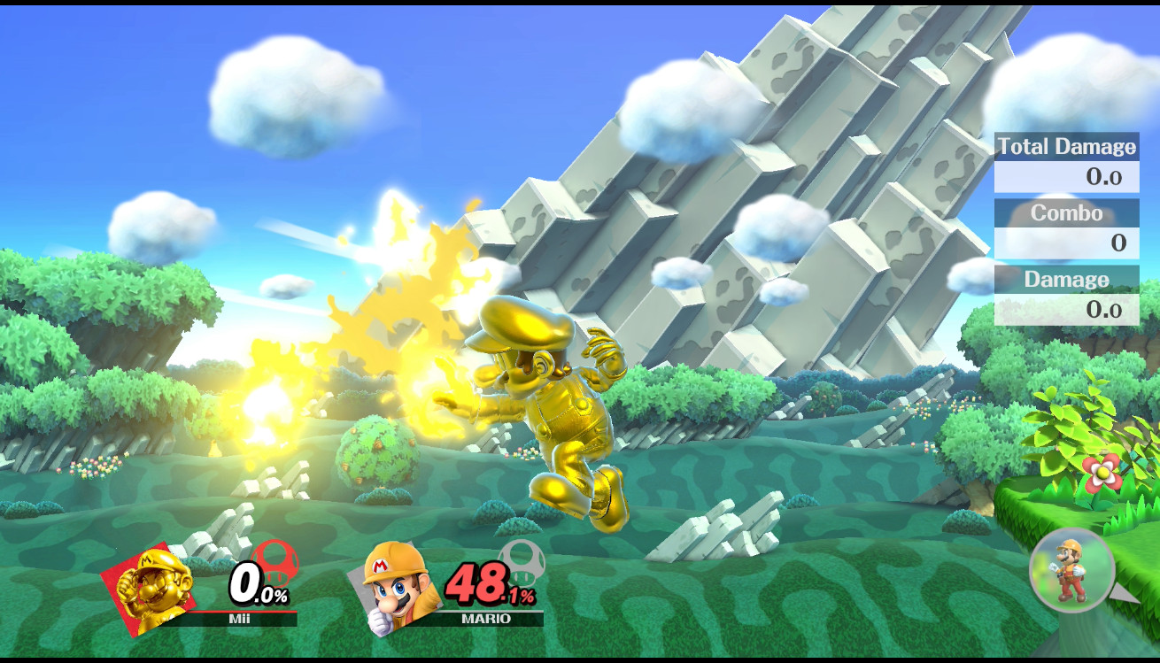 Gold/Yellow Mario effects Mod for Super Smash Bros. Ultimate | SSBU Mods
