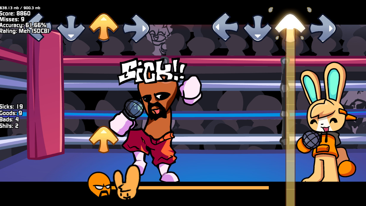 Mii Bunopy over Boyfriend Mod for Friday Night Funkin' | FNF Mods