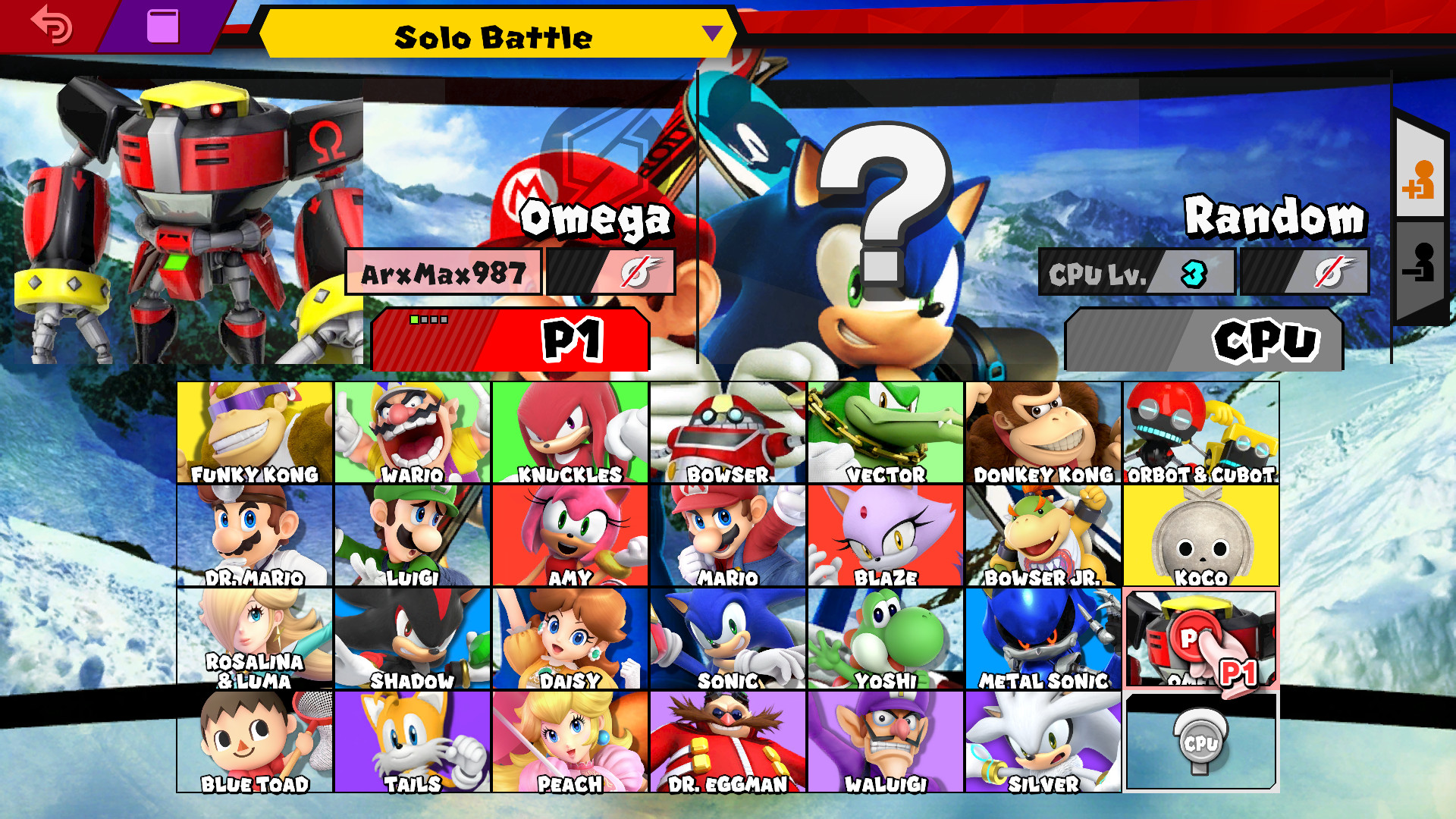 E-123 Omega (Request) Mod for Super Smash Bros. Ultimate | SSBU Mods