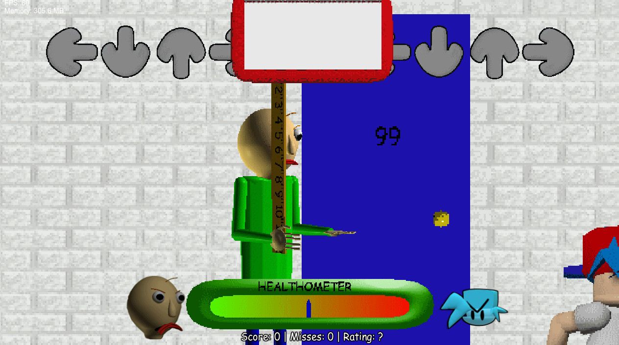 FNF: Baldi's Basics in Rhythm and Rappin' Mod for Friday Night Funkin ...