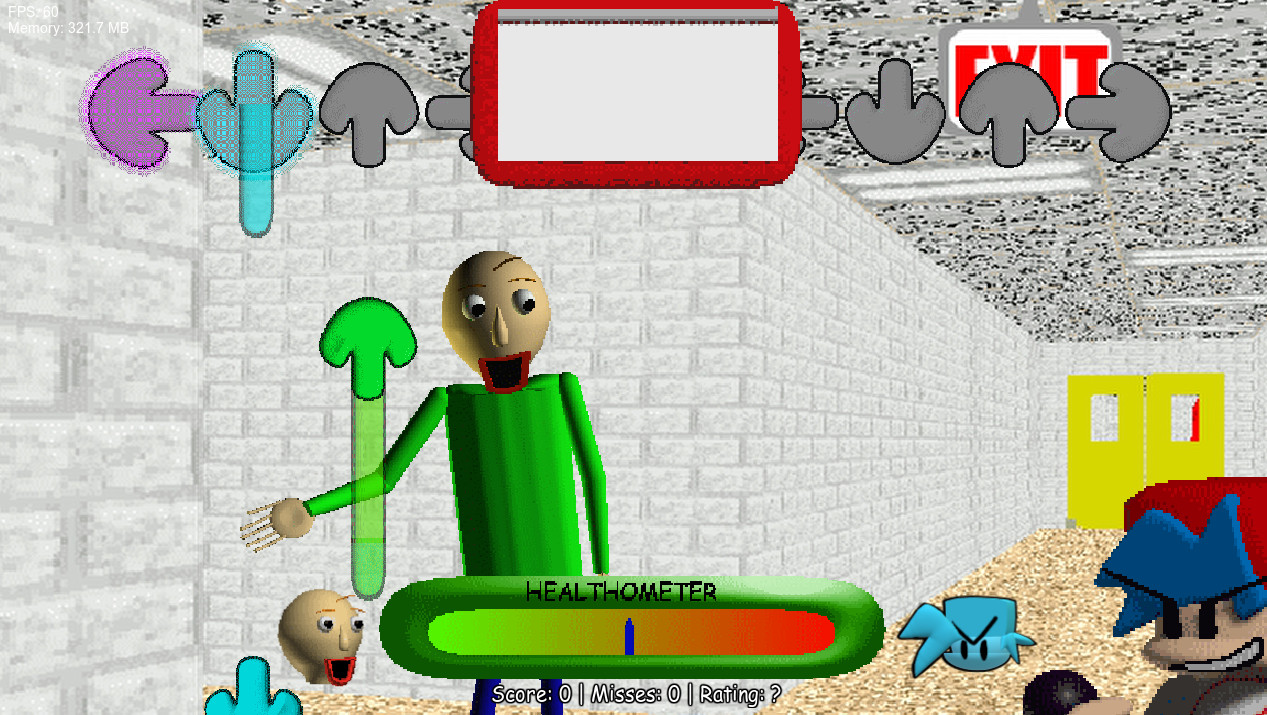 FNF: Baldi's Basics in Rhythm and Rappin' Mod for Friday Night Funkin ...