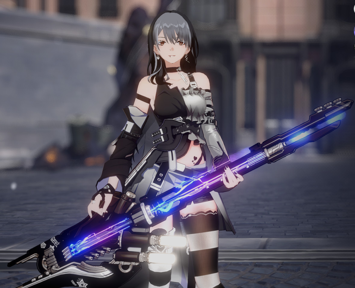 Emo Serval colored guitar Mod for Honkai Star Rail | HSR Mods