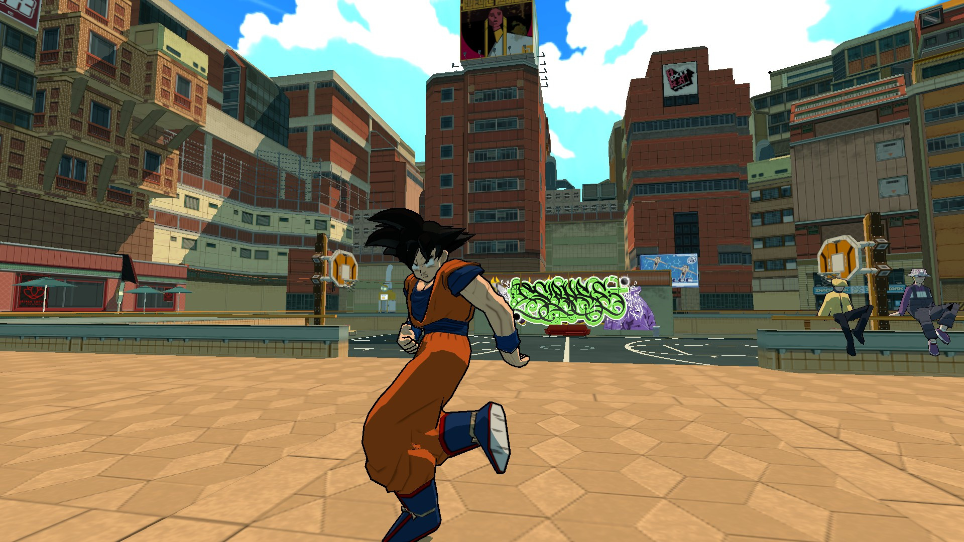 Goku (Mid) - DBZ BT3/Sparking Meteor Mod for Bomb Rush Cyberfunk | BRC Mods