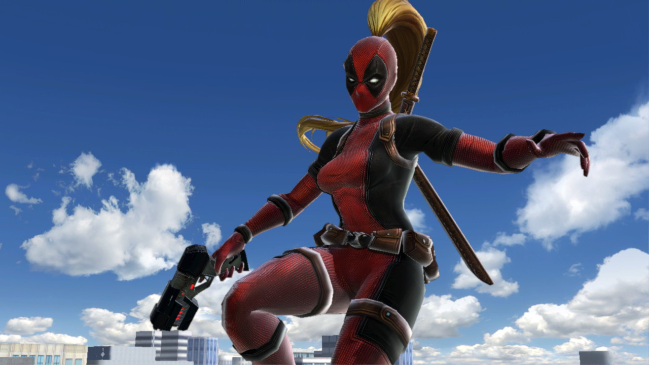 Z.Samus (Marvel - Lady DeadPool) Mod for Super Smash Bros. Ultimate ...