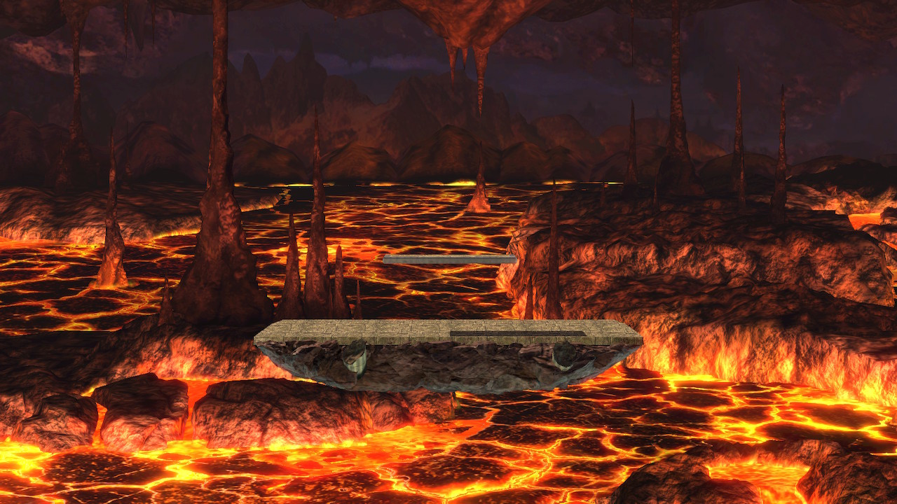 Volcanic Caves (Smashville) Mod for Super Smash Bros. Ultimate | SSBU Mods