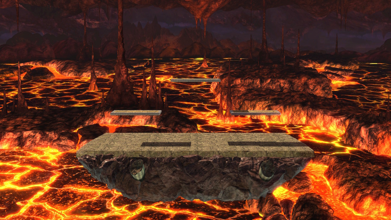 Volcanic Caves (Smashville) Mod for Super Smash Bros. Ultimate | SSBU Mods