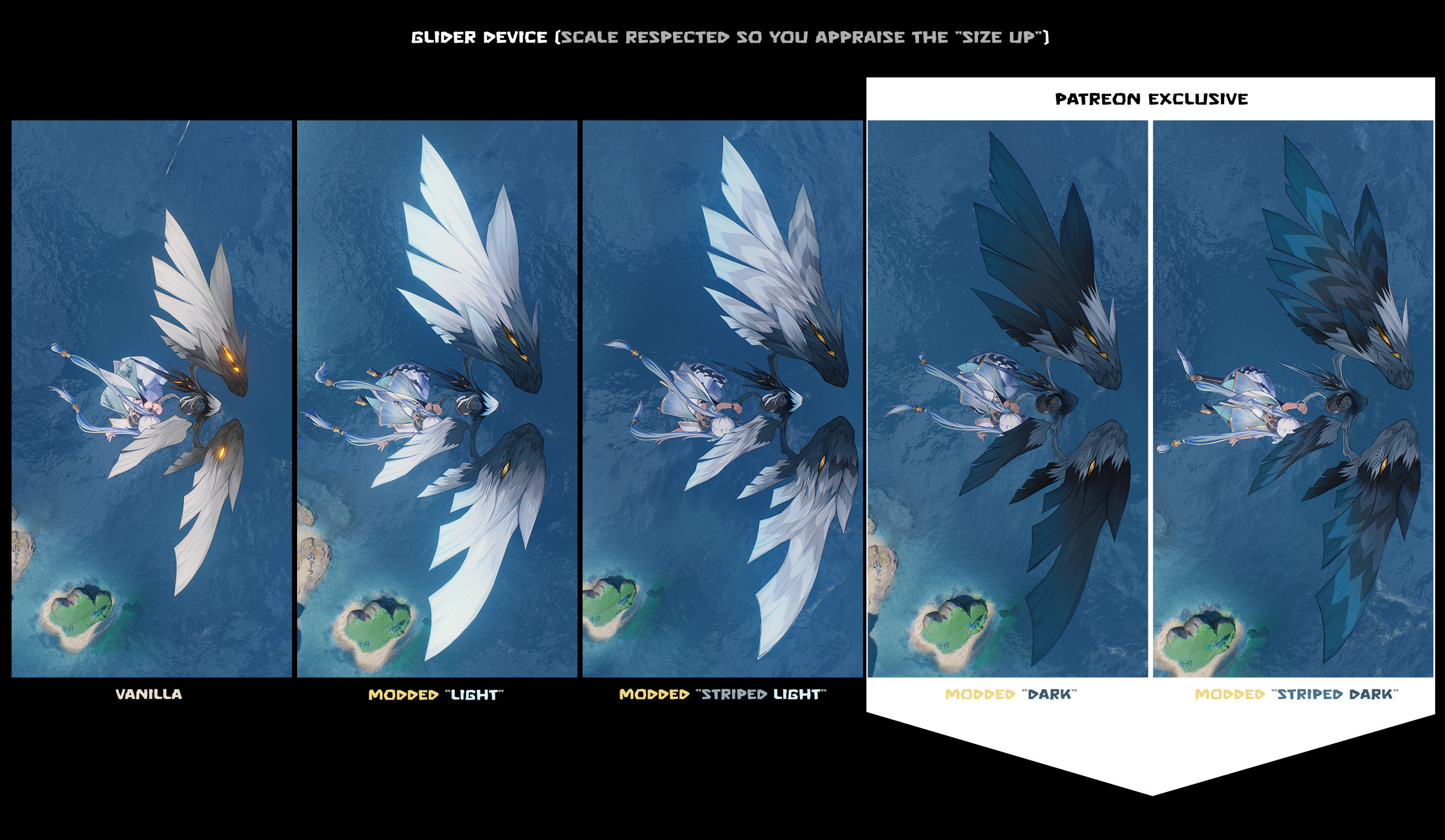 Radiant Glider and Wings Mod for Wuthering Waves | WuWa Mods