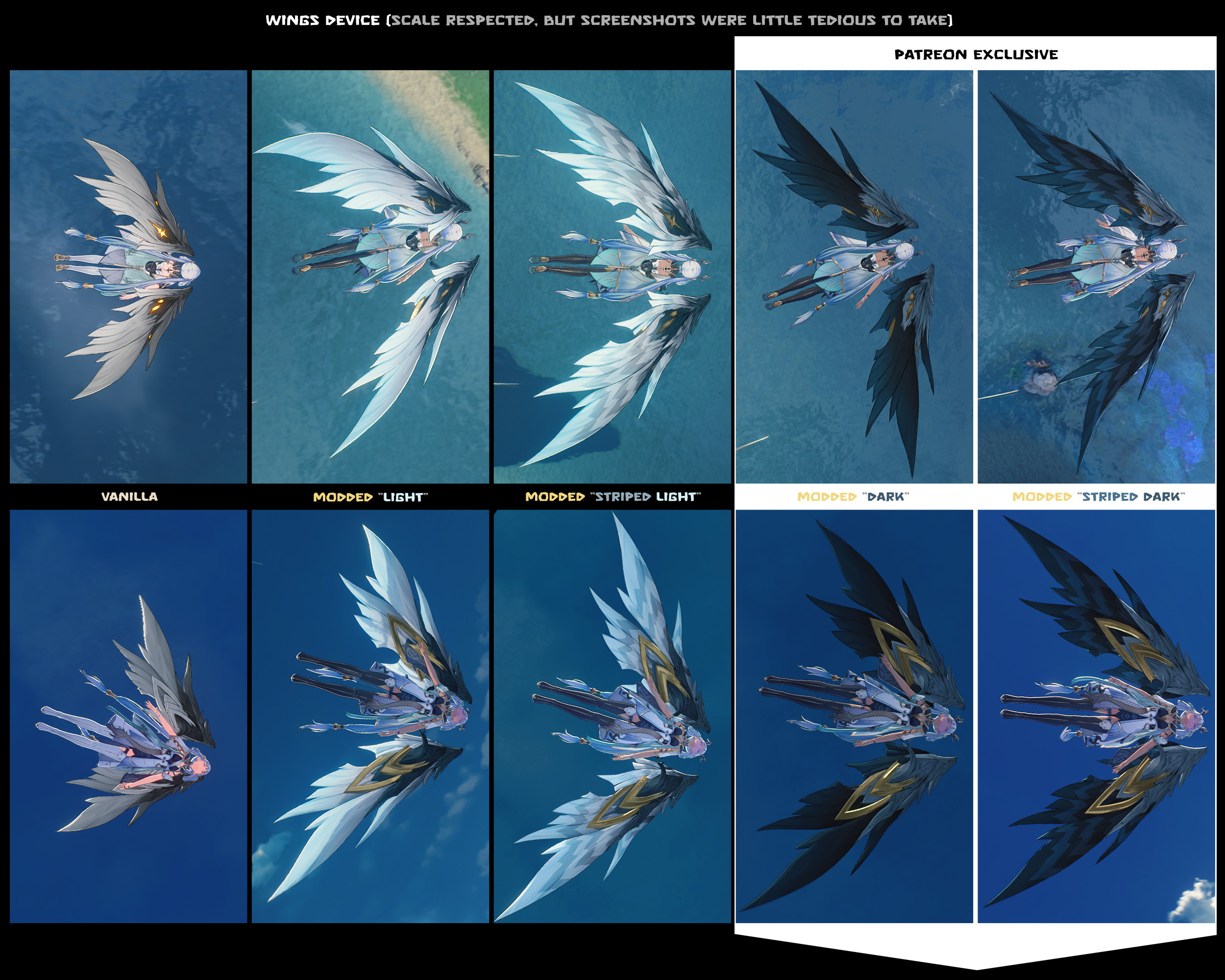 Radiant Glider and Wings Mod for Wuthering Waves | WuWa Mods