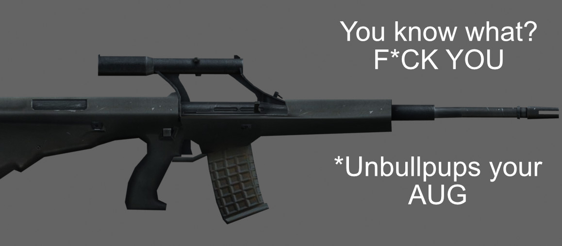 Un-Bullpuped AUG (v1.5) Mod for Counter-Strike: Source | CS:S Mods