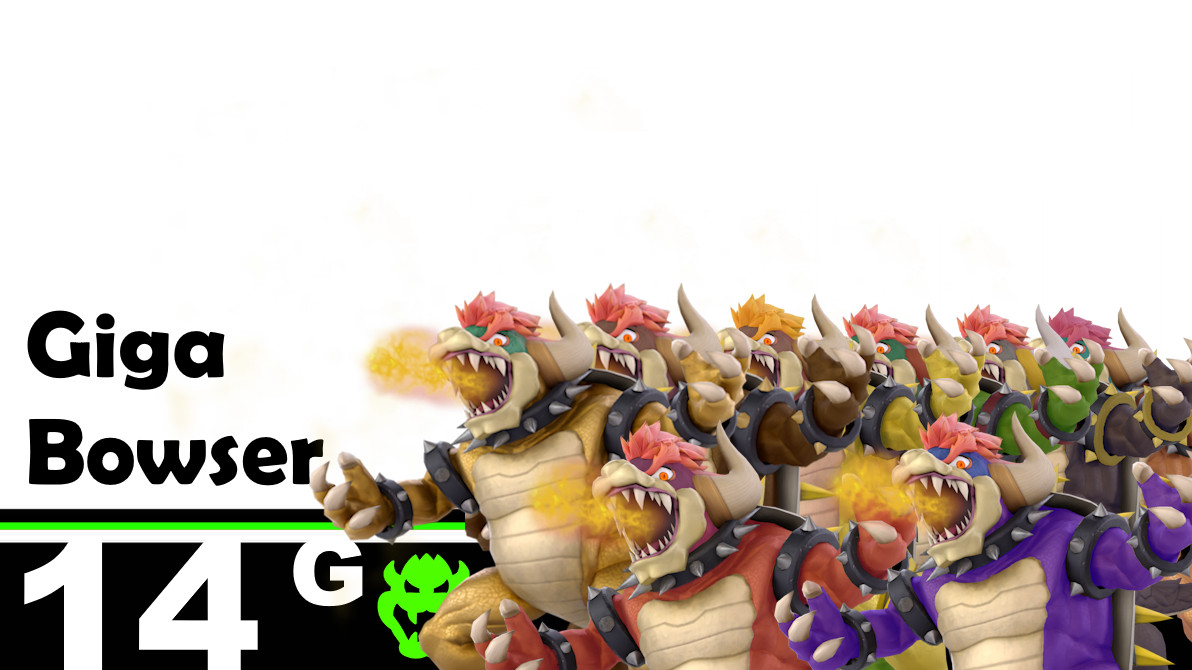 Giga Bowser alts (UI, Voice, Victory theme) Mod for Super Smash Bros ...