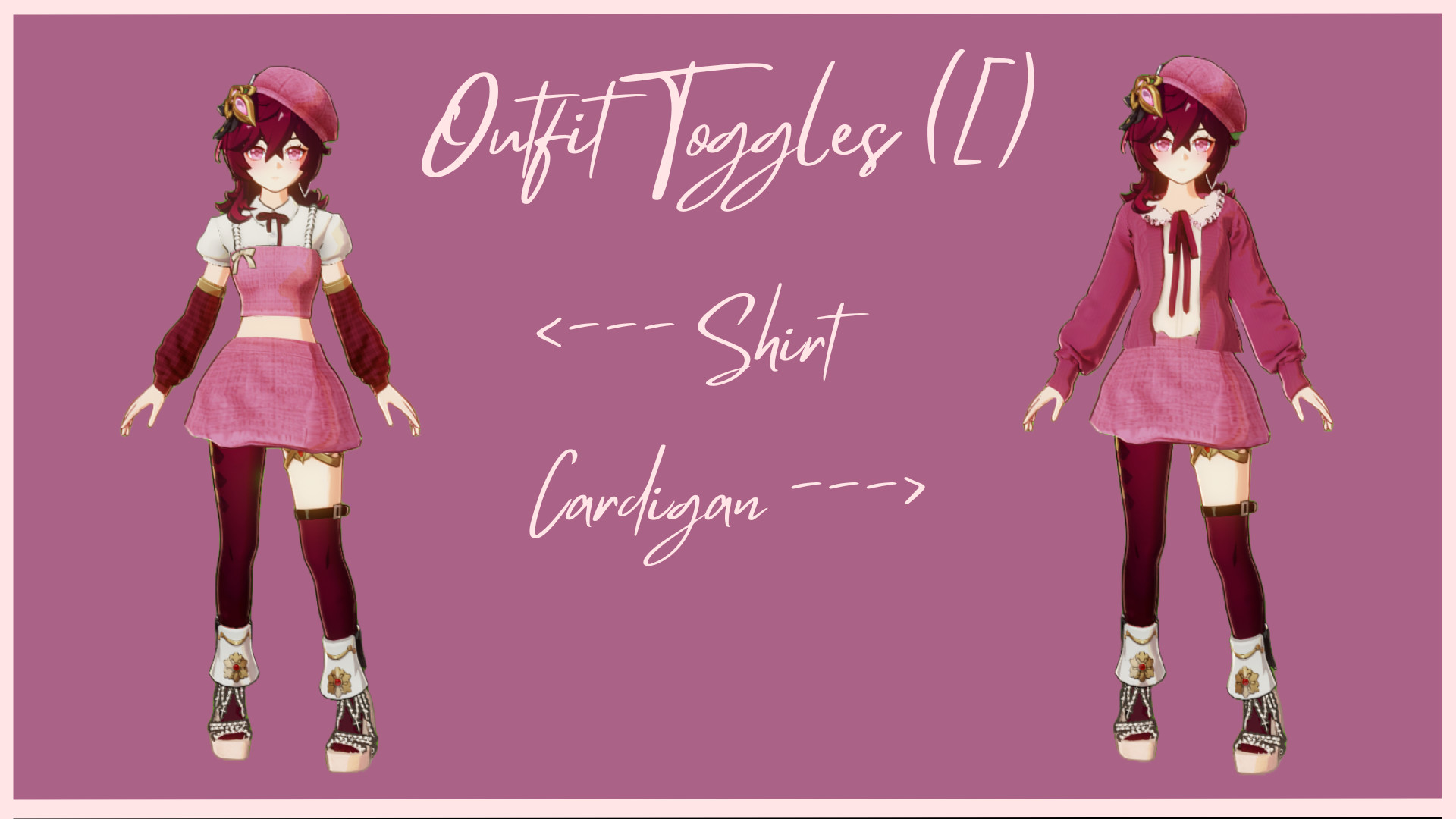 Cozy Rose Collei! Mod for Genshin Impact | GI Mods