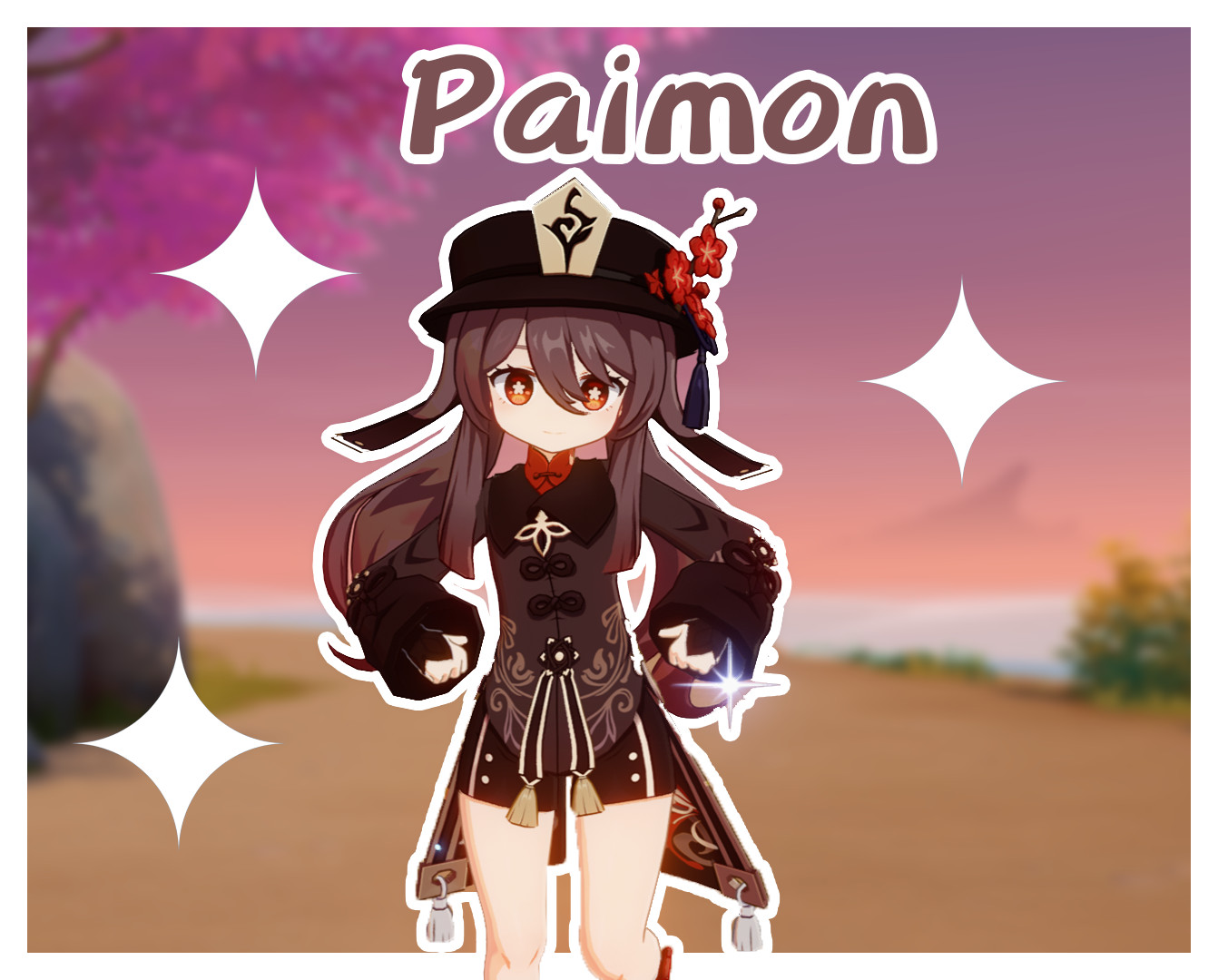 Paimon,but Hutao~ Mod for Genshin Impact | GI Mods