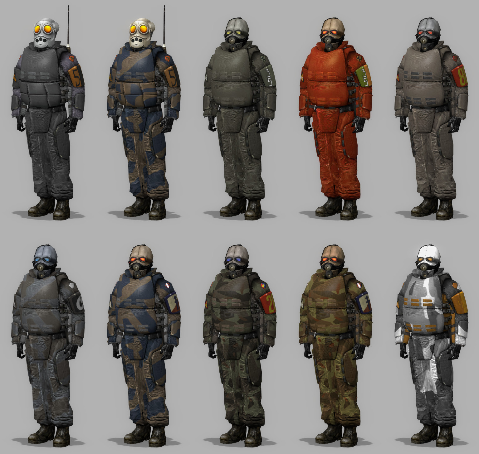 Raising the Bar - Concept Art Combine Soldiers Mod for Half-Life 2 | HL2 Mods