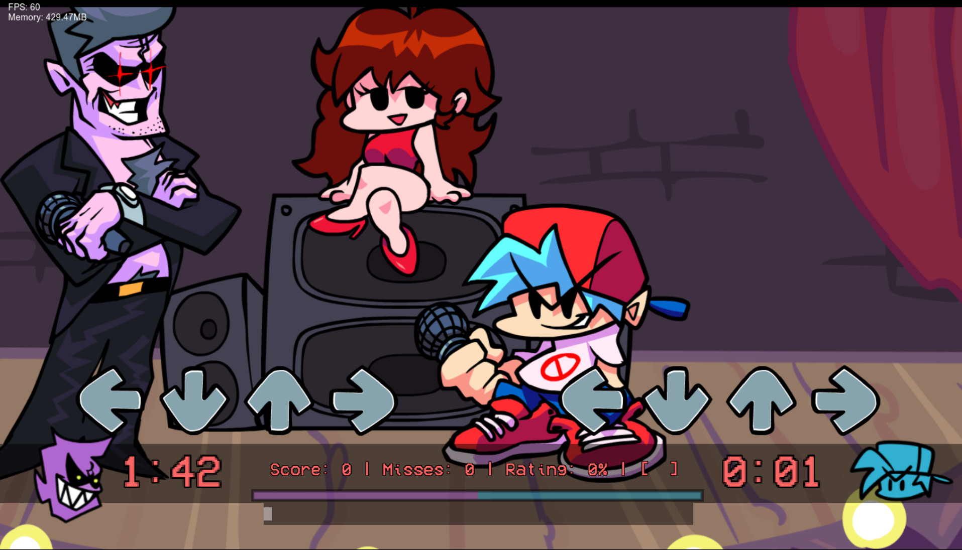 MEZIAKI'S HUD SCRIPT Mod for Friday Night Funkin' | FNF Mods