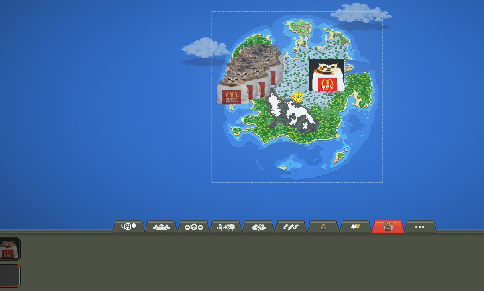 Hash Brown Cat Mod for WorldBox | WorldBox Mods