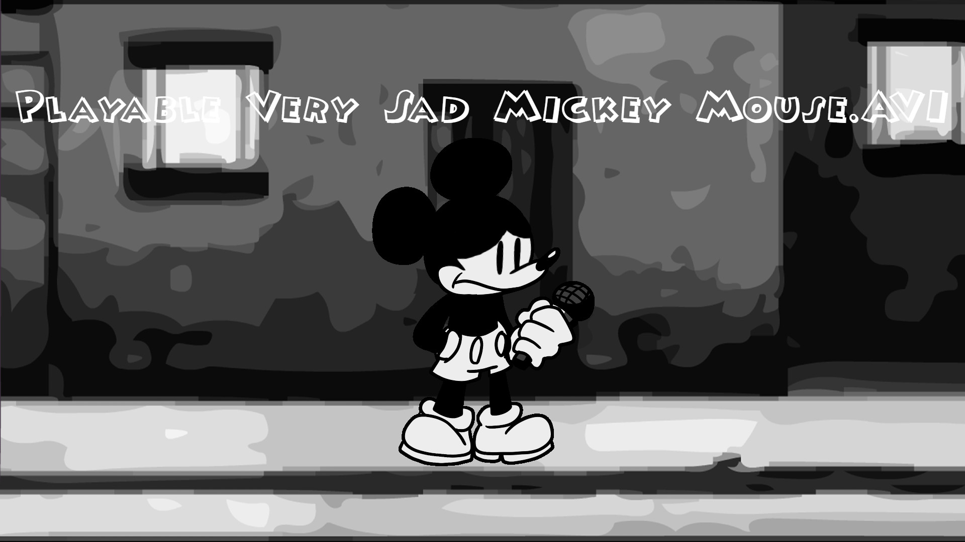 Playable Very Sad Mickey Mouse.AVI Mod for Friday Night Funkin' | FNF Mods