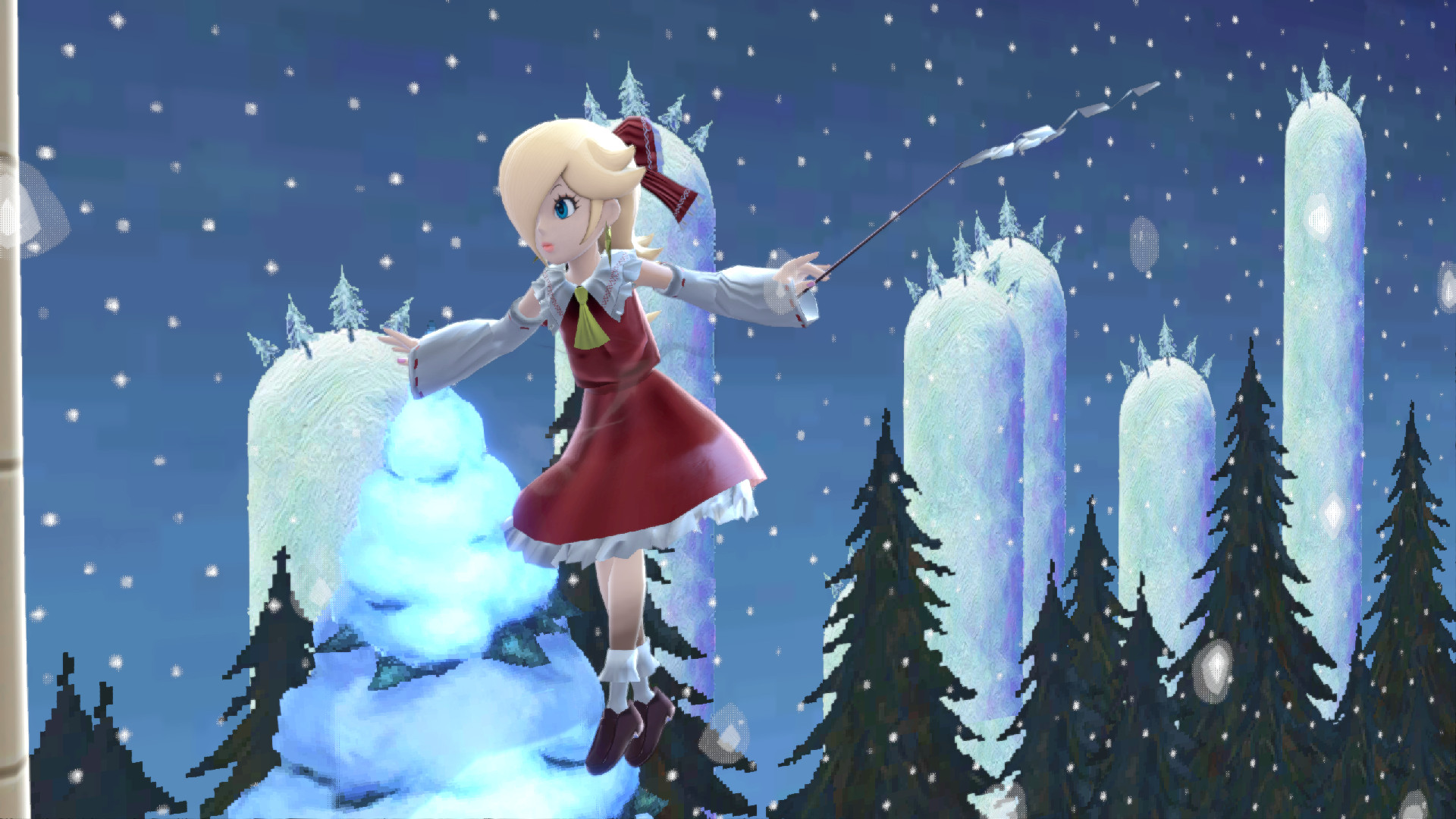 Rosalina as Hakurei Reimu Mod for Super Smash Bros. Ultimate | SSBU Mods