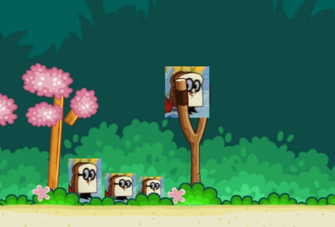 Angry Birds but bread Mod for Angry Birds Classic | AB classic Mods