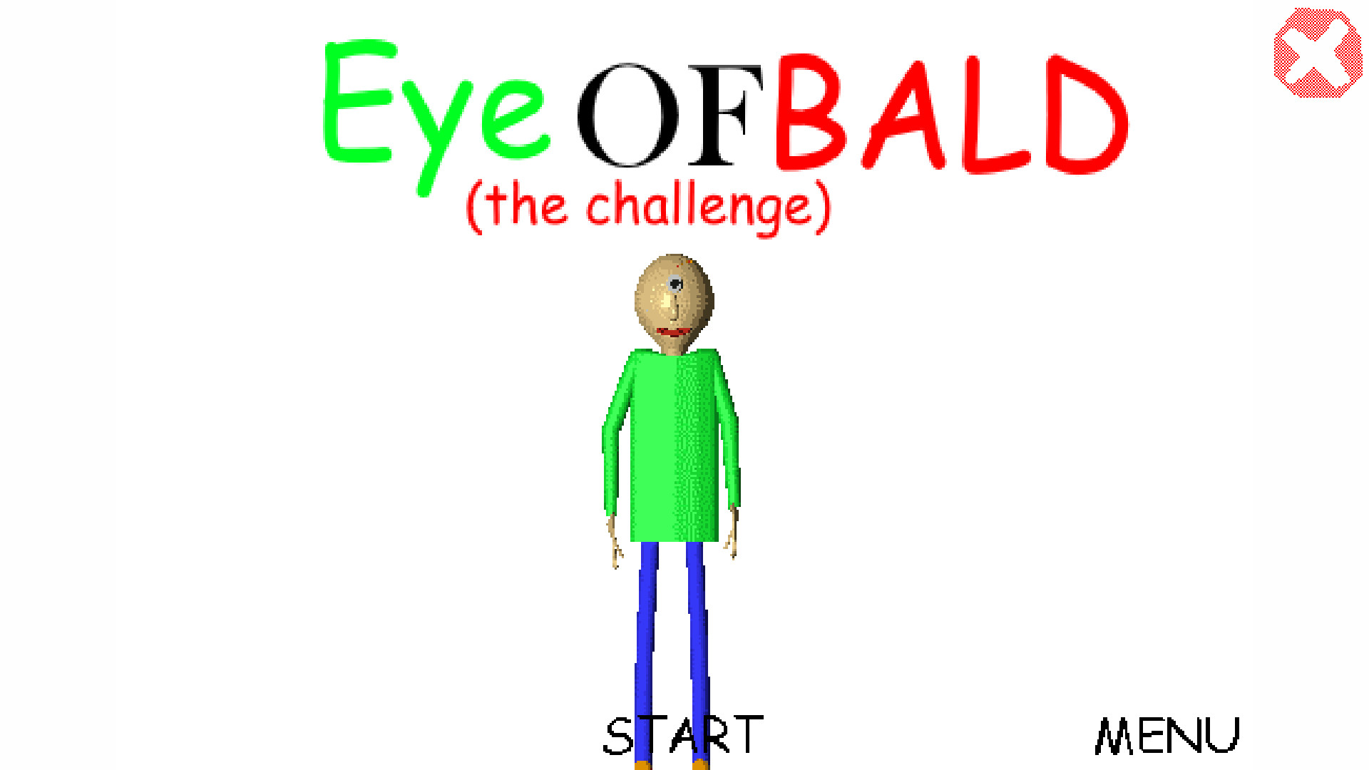Eye Of Bald (The Challenge) Mod for Baldi's Basics | Baldi Mods
