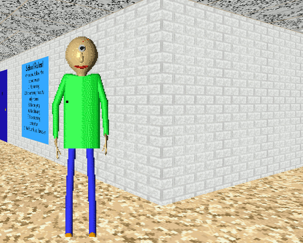 Eye Of Bald (The Challenge) Mod for Baldi's Basics | Baldi Mods