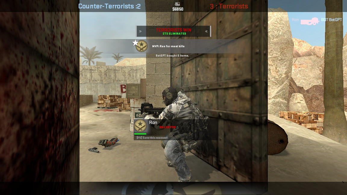 CSS styled CS:GO/CS2 Win Round Display Mod for Counter-Strike: Source | CS:S Mods