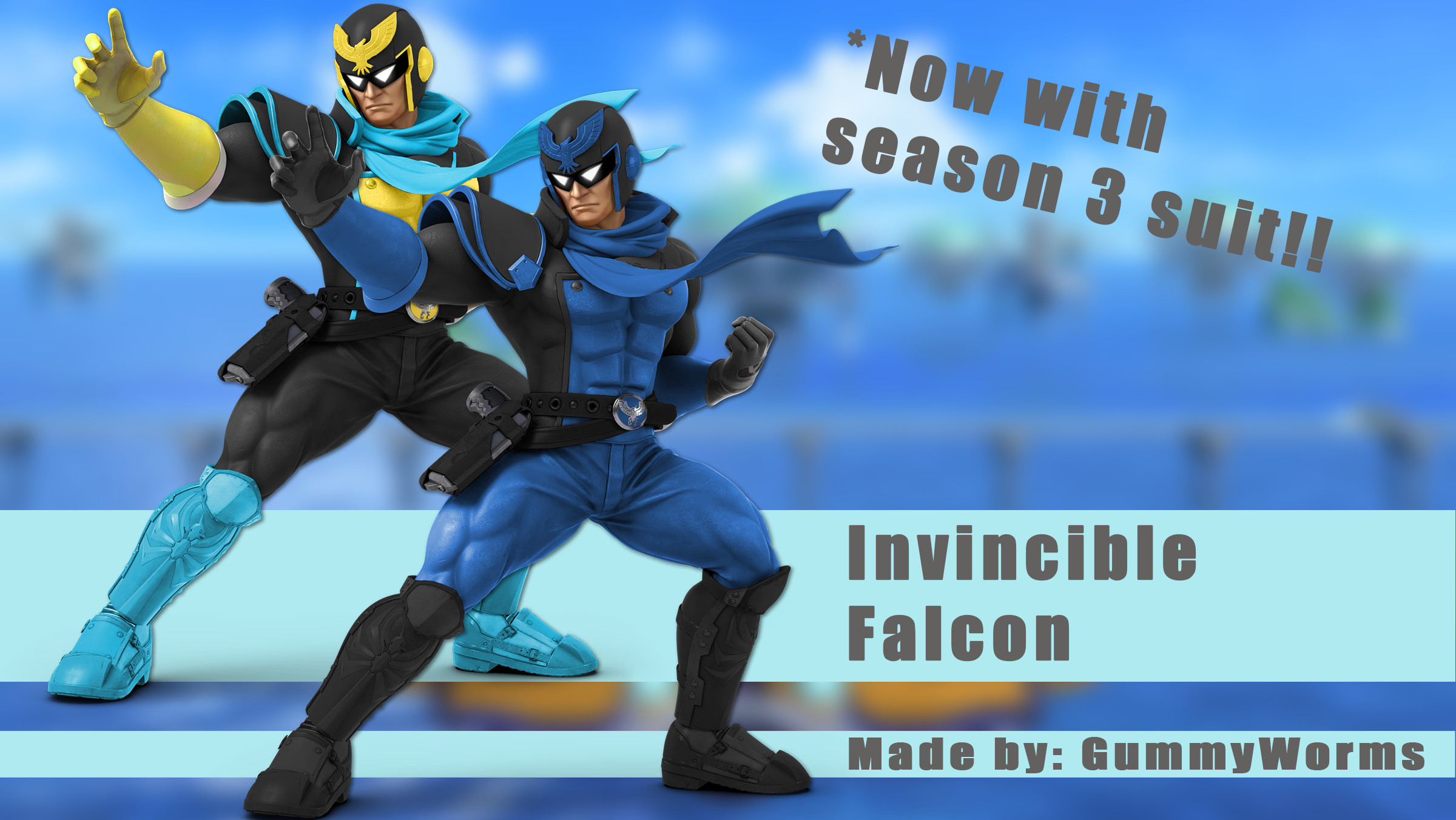 Invincible Captain Falcon Mod for Super Smash Bros. Ultimate | SSBU Mods