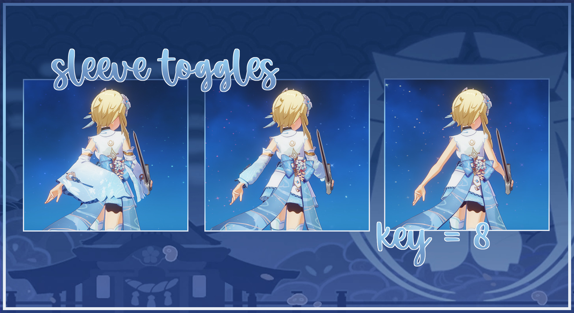 Skyblue Inazuma Lumine Mod for Genshin Impact | GI Mods