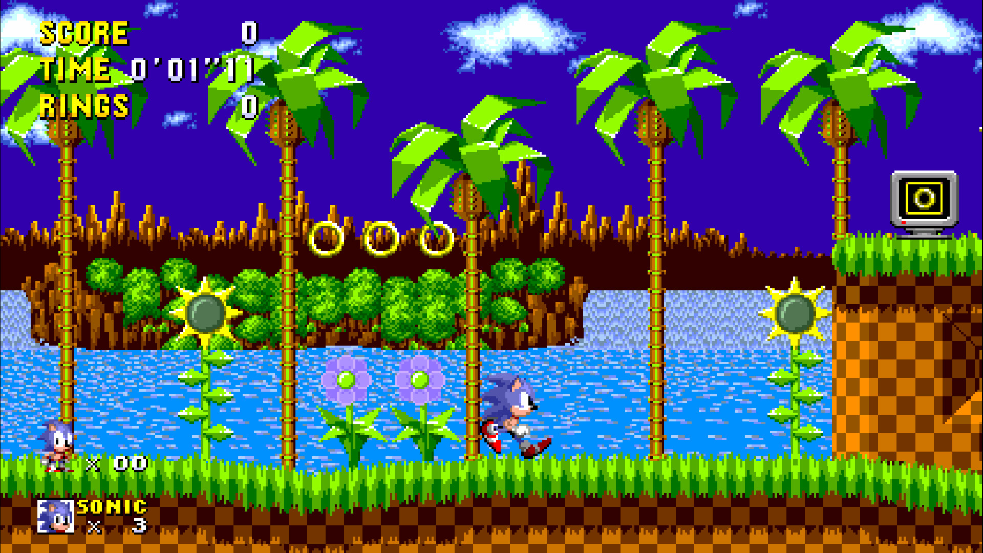 Continues HUD (S1F) Mod for Sonic the Hedgehog Forever | S1F Mods