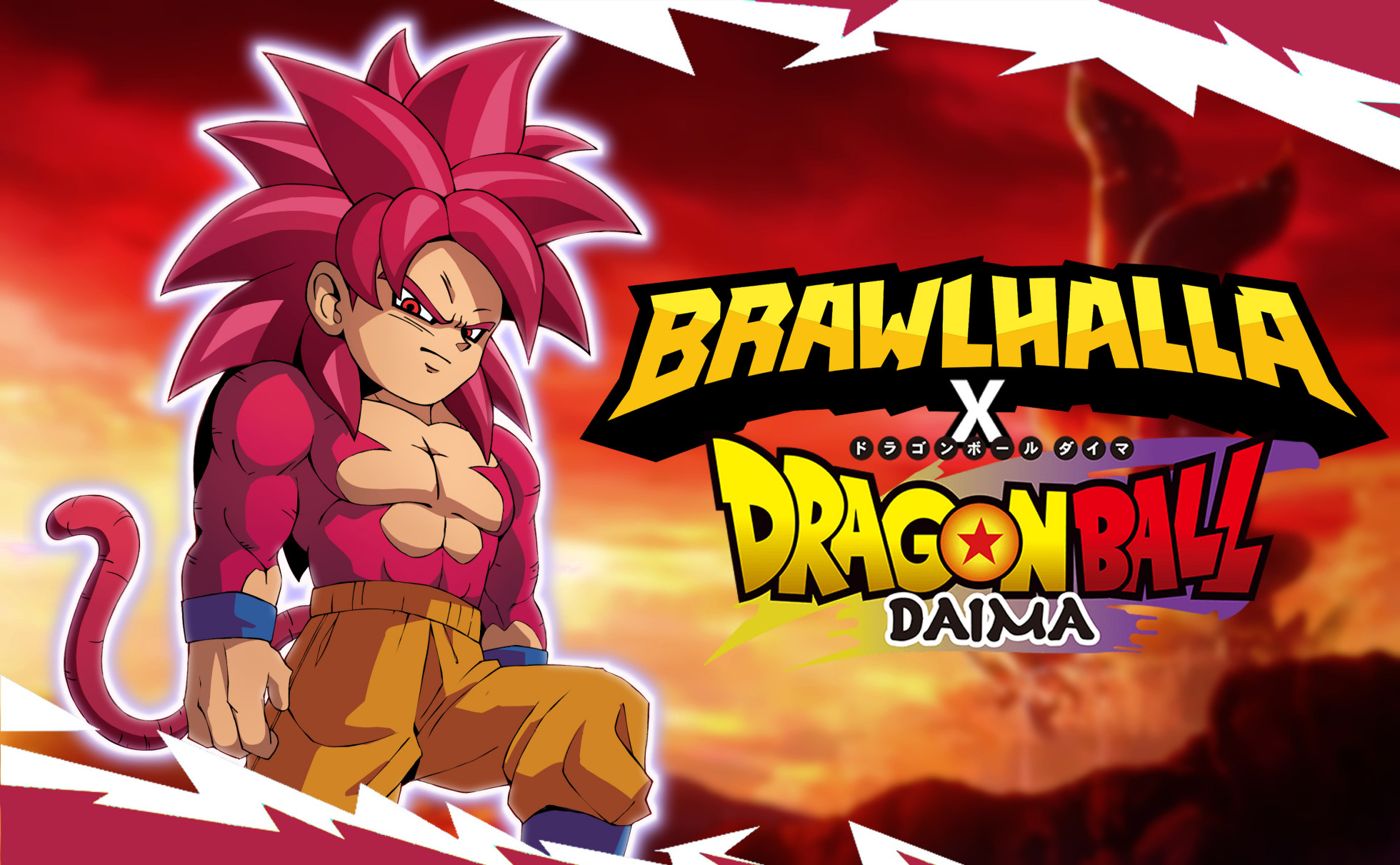 Goku SSJ4 Mod for Brawlhalla | BHalla Mods