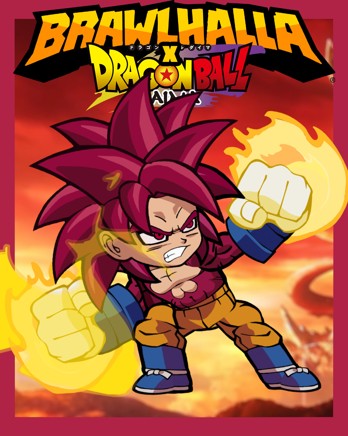 Goku SSJ4 Mod for Brawlhalla | BHalla Mods