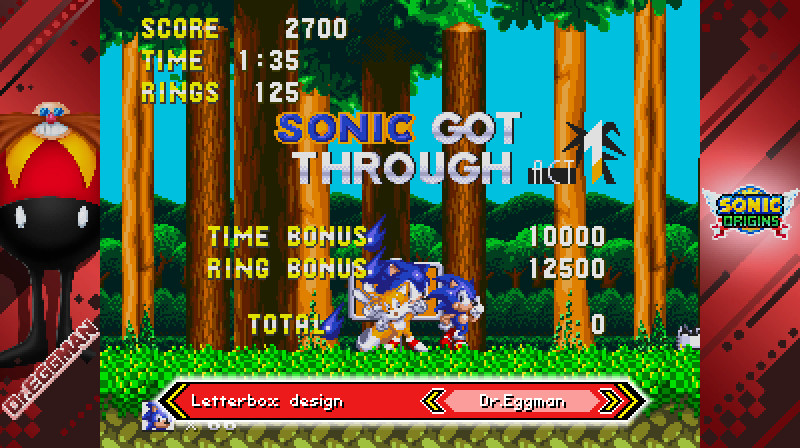 Origins Letterbox Borders | SUPPORT UPDATE! Mod for Sonic 3 A.I.R ...