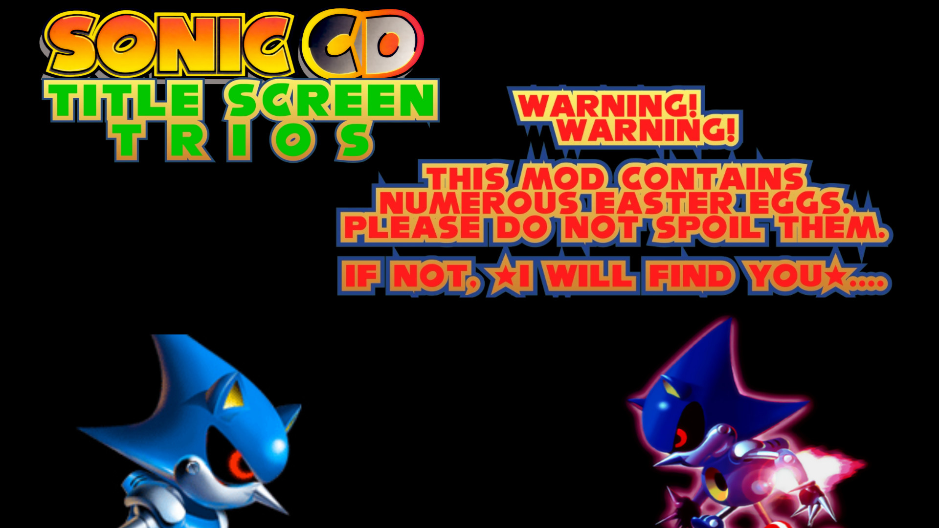 Sonic CD - Title Screen Trios Mod for Sonic 3 A.I.R. | S3AIR Mods